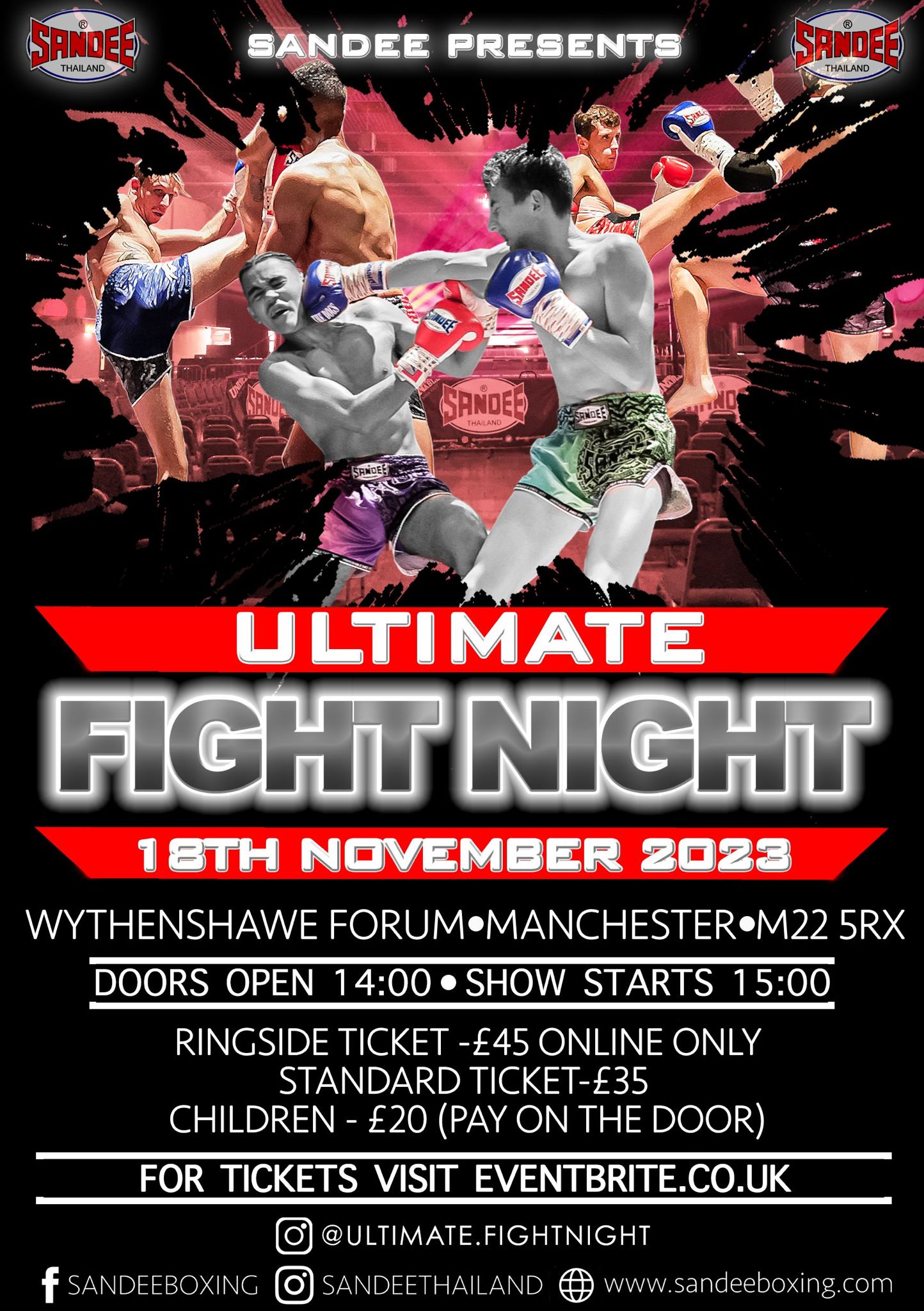 ULTIMATE FIGHT NIGHT - 18th November 2023 – sandeeboxing.com
