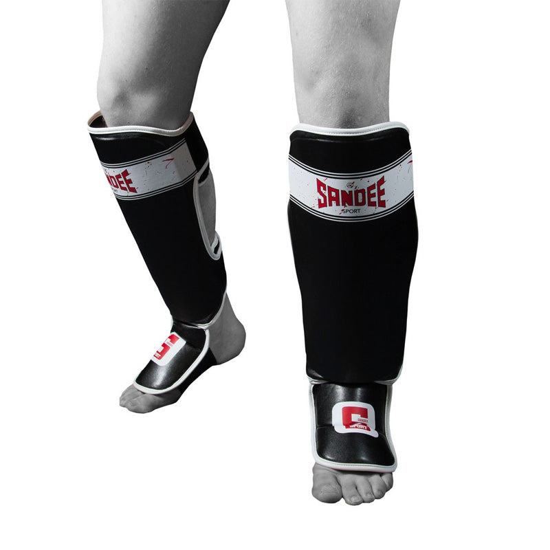 Sport Slim Shinguards - Black & White | Premium Protection Gear ...